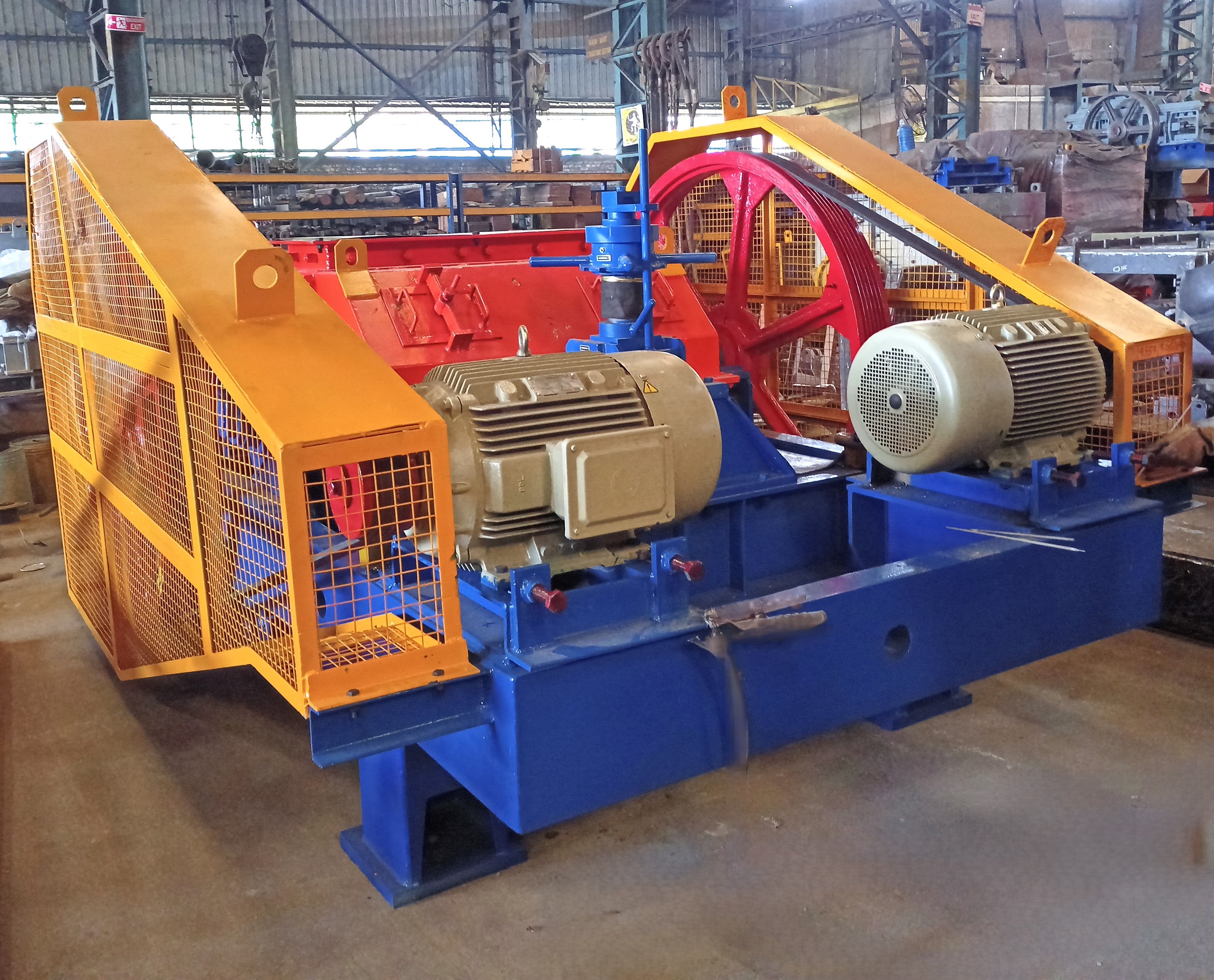 Toothed Double Roll Crusher Manufacturer in India | EcomanIndia